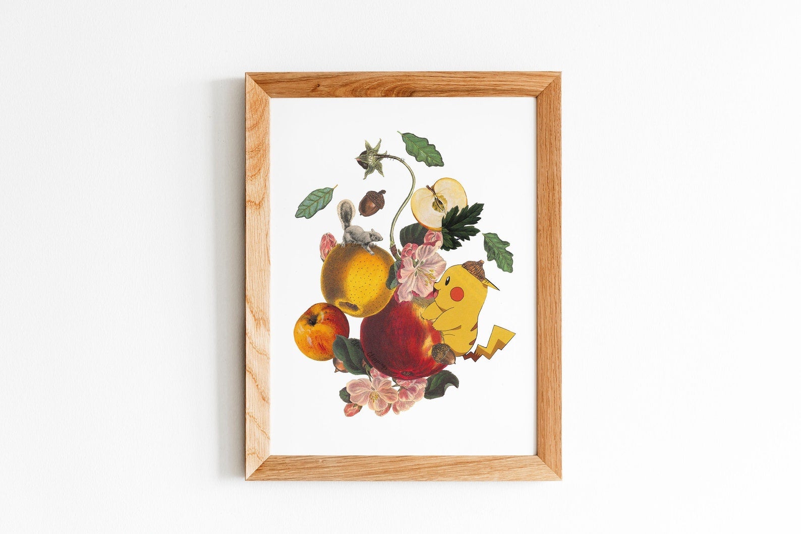 Pikachu Pokemon Collage Art Print | The Maker's Outpost